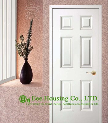 China Inward Opening  fiberglass SMC door For Villas/Apartment, White Color Fiberglass Door,Energy efficient supplier