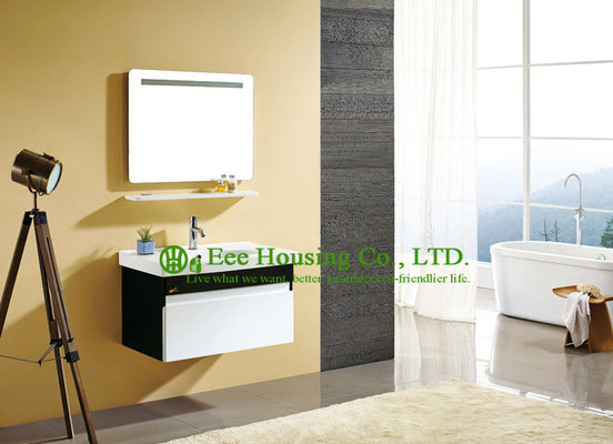 China bathroom cabinet best selling wall hung solid wood hotel cheap single chinese modern allen roth makeup bathroom vanity supplier